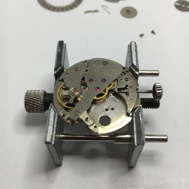 SEIKO cal.7622C チャンピオン860のメンテ│めんてや for Watch